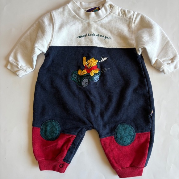 Disney | Bottoms | Vintage Disney Winnie The Pooh Romper 0 Acre ...